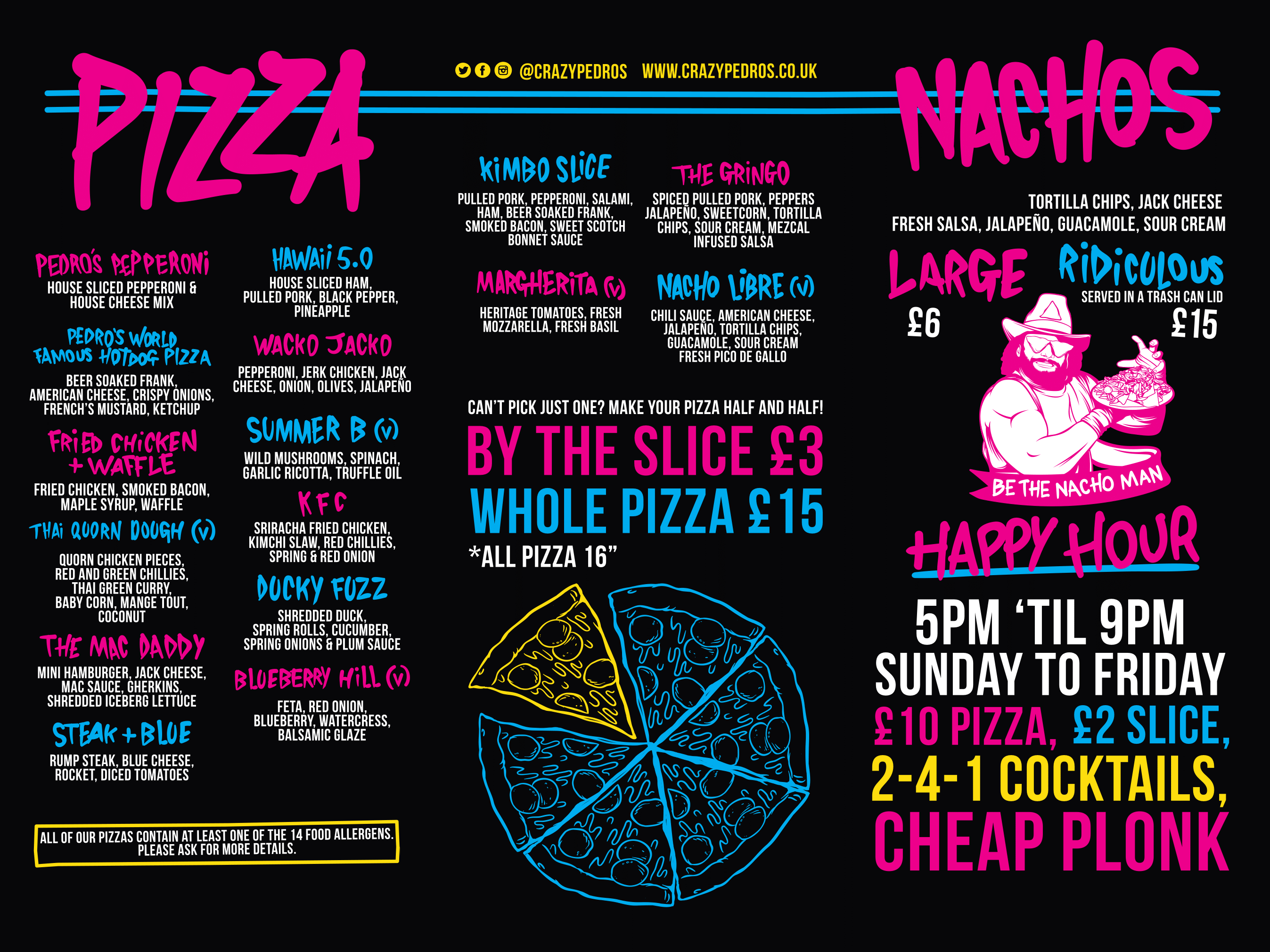 Cheap Eats Manchester, NQ & Liverpool - Crazy Pedro's Pizza Parlour